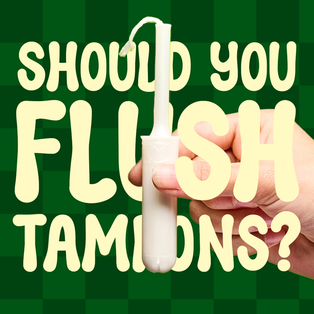 Should You Flush Tampons Down the Toilet? – viv for your v