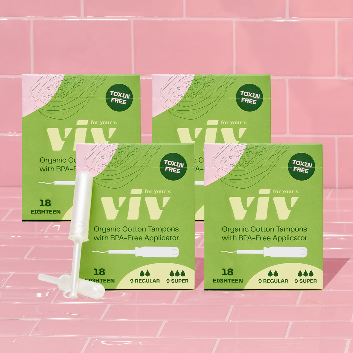 Organic Cotton Tampons Bundle – viv for your v